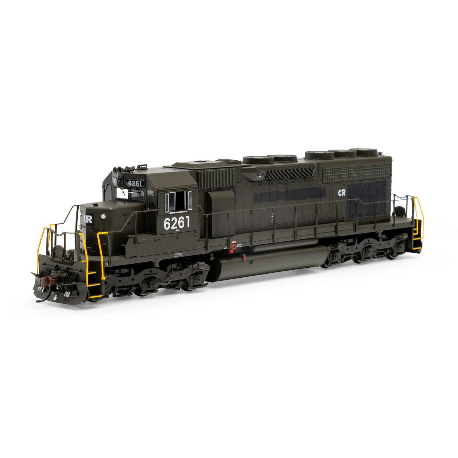 HO SD40 Locomotive with DCC & Sound, CR / PC Patched #6261 Model Train ...