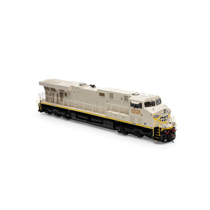 HO ES44DC Locomotive with DCC & Sound, CSX, Primer #5228 Model Train ...