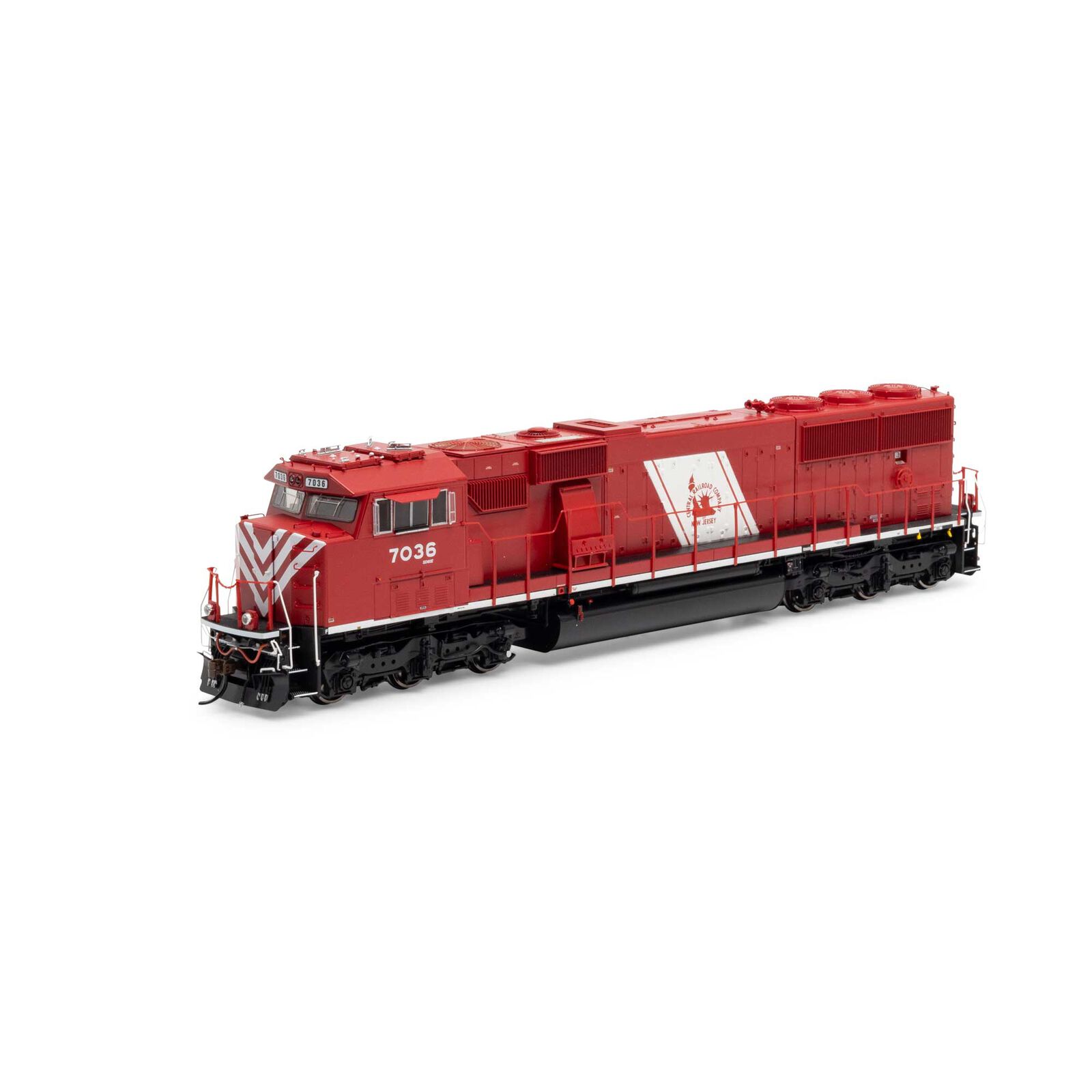 HO SD60E Locomotive with DCC & Sound, NS / CNJ / Heritage #7036 Model ...