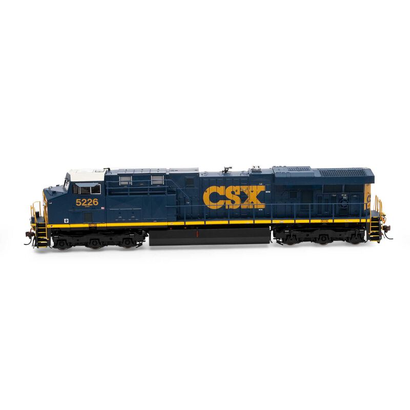 HO ES44DC Locomotive with DCC & Sound, CSX, YN3 #5226 Model Train | Athearn