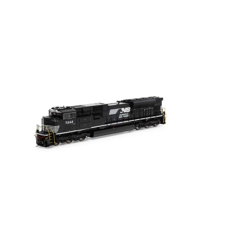 HO EMD SD70ACU Locomotive with DCC & Sound, NS #7242 Model Train | Athearn