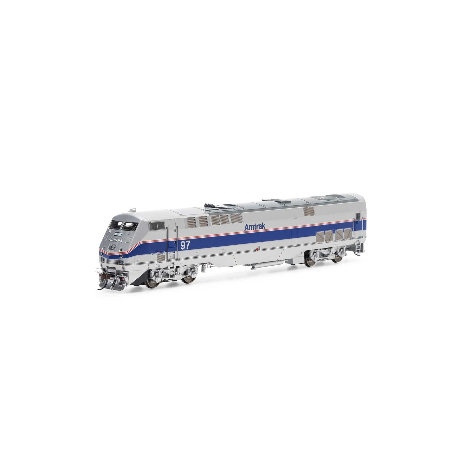 HO P42DC Locomotive with DCC & Sound, Amtrak, Phase IV #97 Model Train ...