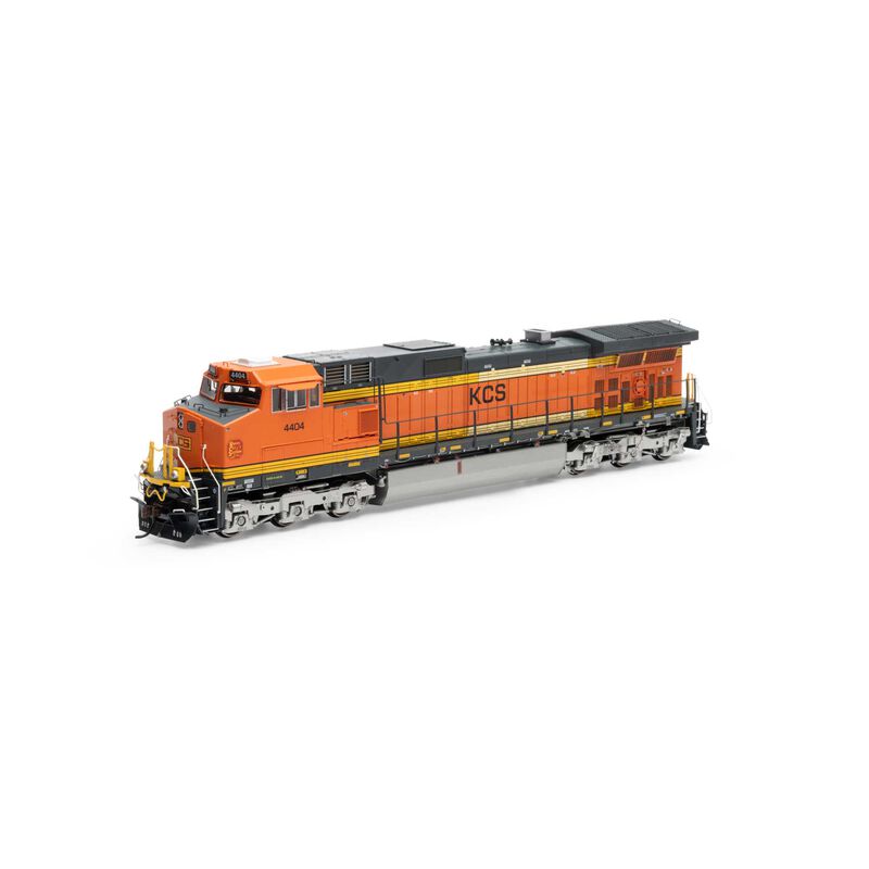 HO Dash 9-44CW Locomotive with DCC & Sound, KCS #4404 Model Train | Athearn