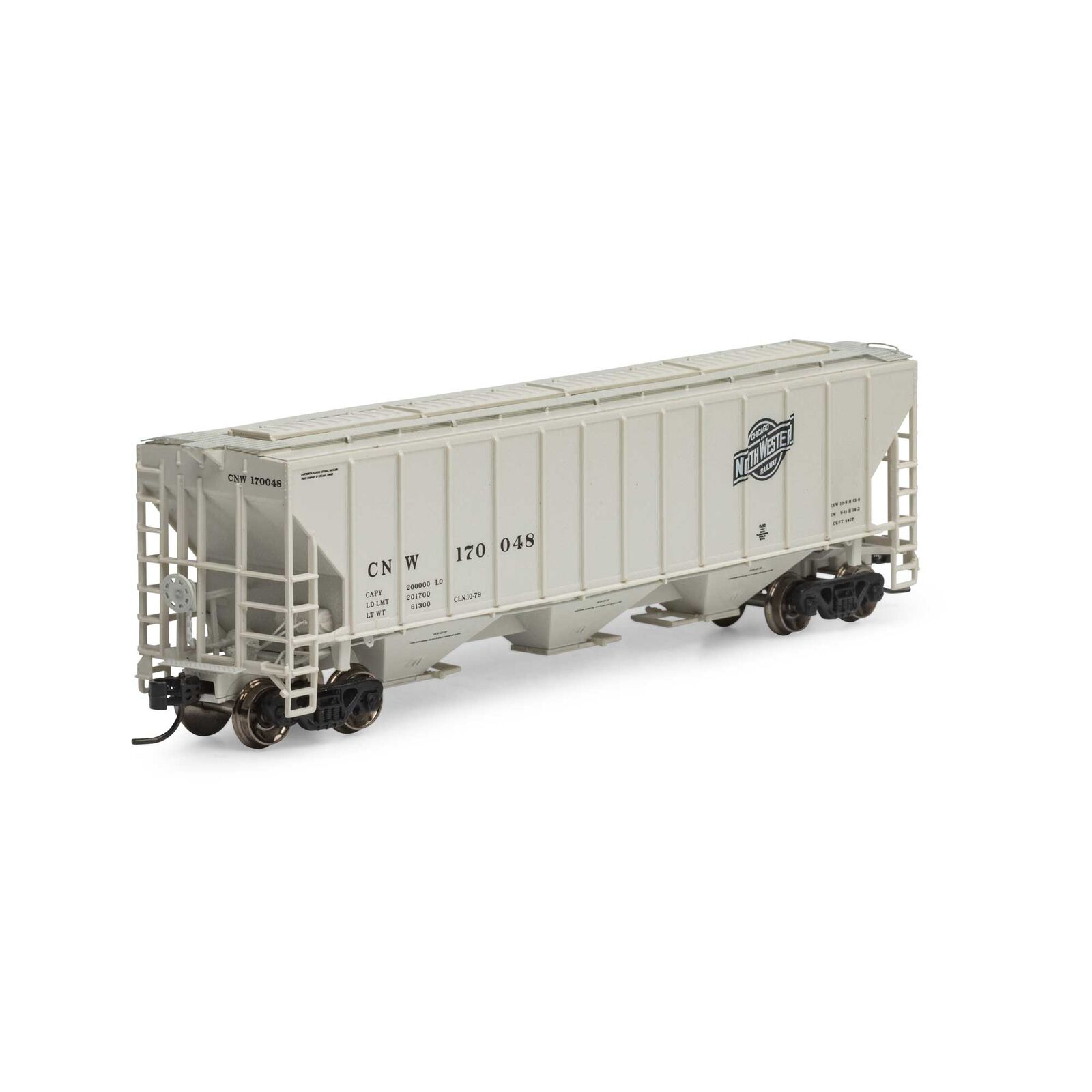 N PS 4427 Covered Hopper C&NW #170048 Model Train | Athearn
