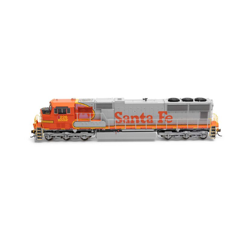 HO SD75M Locomotive with DCC & Sound, BNSF #226 Model Train | Athearn