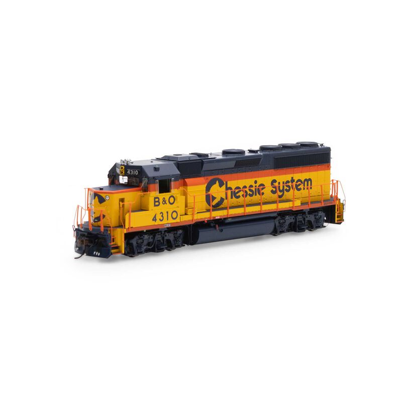 HO GP40-2 with DCC & Sound, Chessie/B&O #4310 Model Train | Athearn