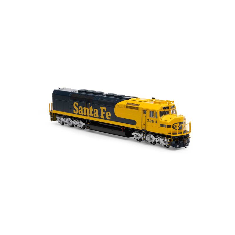 HO SDP40F Locomotive with DCC & Sound, ATSF #5264 Model Train | Athearn