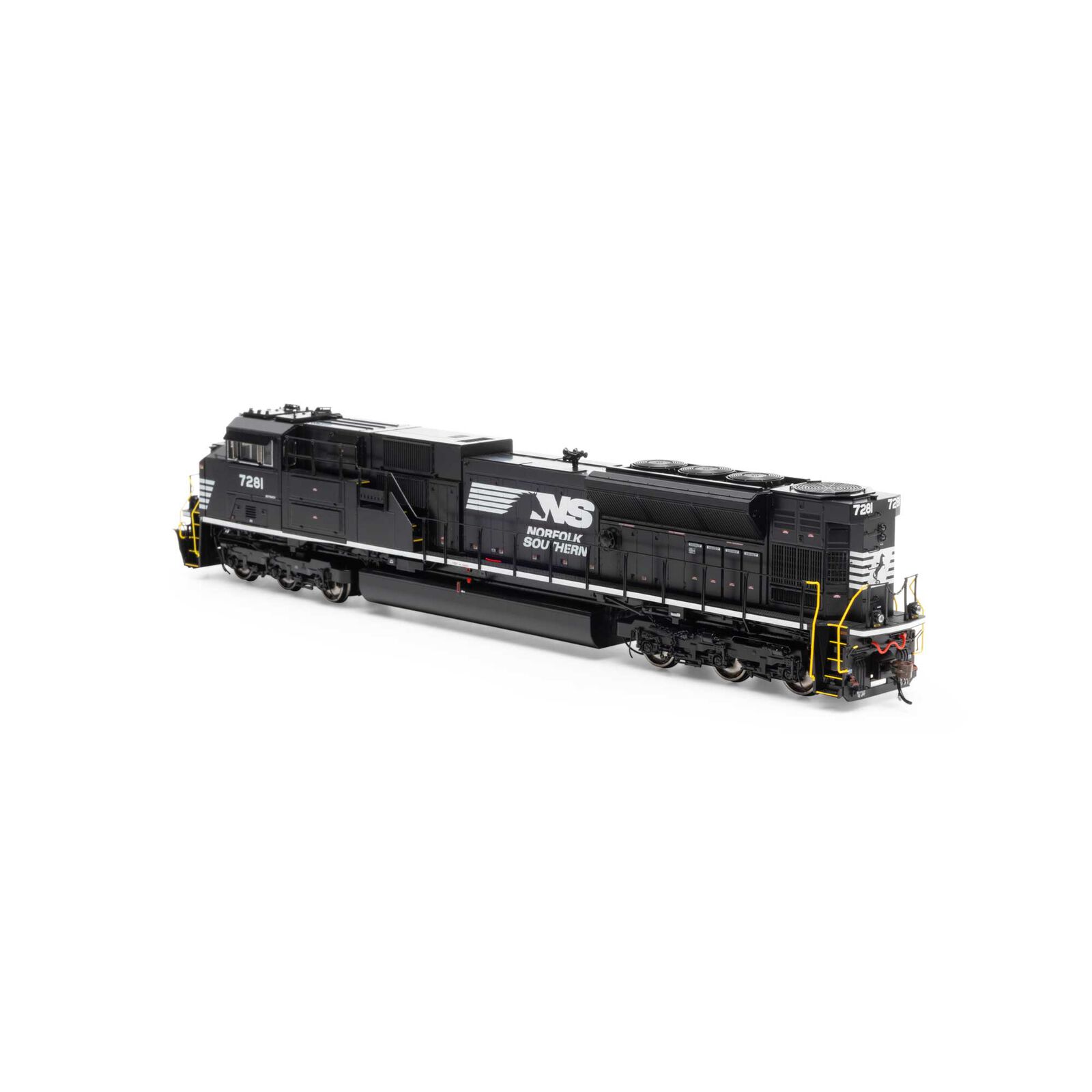 HO EMD SD70ACU Locomotive with DCC & Sound, NS #7281 Model Train | Athearn