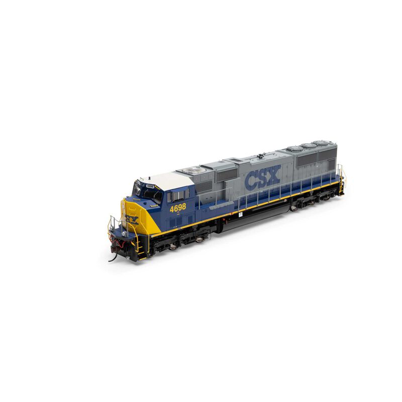 HO SD70M Locomotive with DCC & Sound, CSX / YN2 #4698 Model Train | Athearn