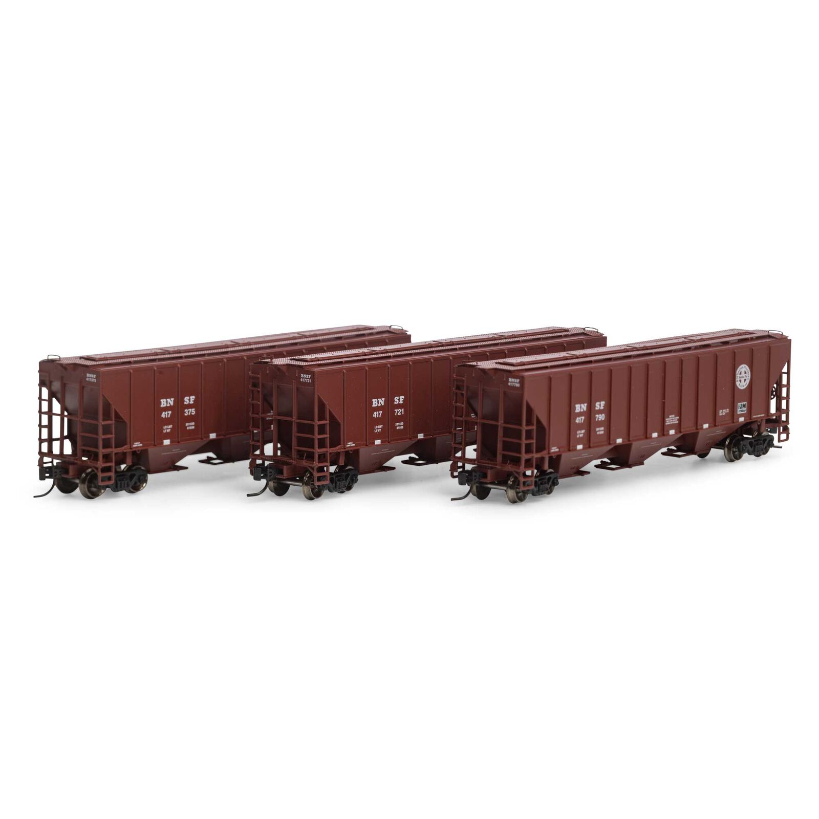 N PS 4427 Covered Hopper BNSF #(3) Model Train | Athearn