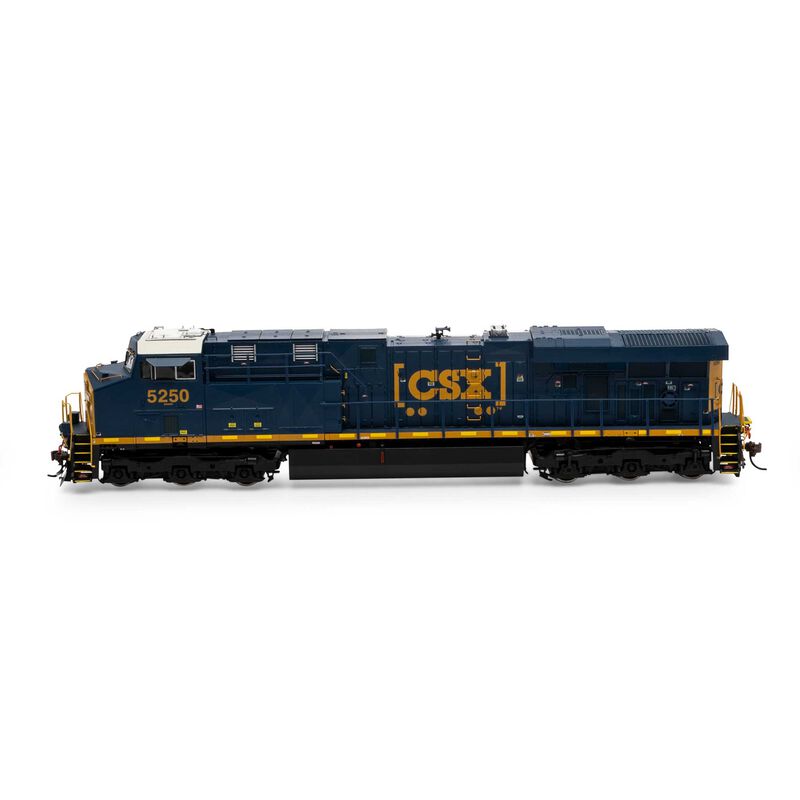 HO ES44DC Locomotive with DCC & Sound, CSX, Boxcar #5250 Model Train | Athearn