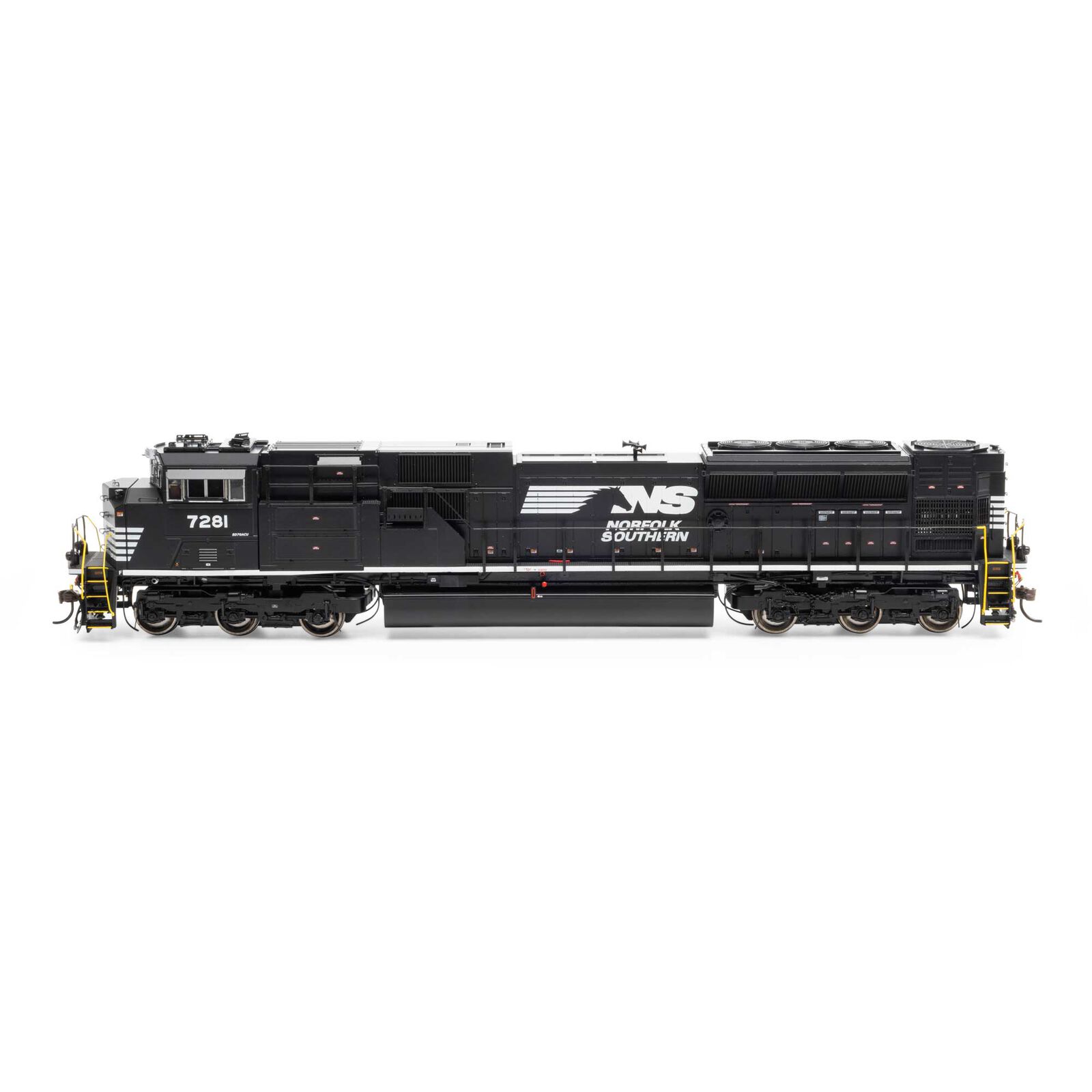 HO EMD SD70ACU Locomotive with DCC & Sound, NS #7281 Model Train | Athearn