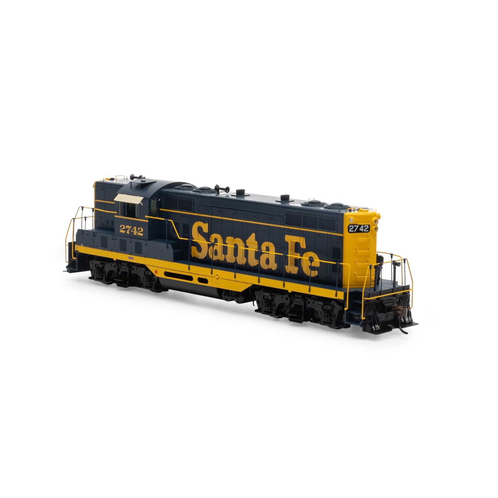 HO GP7 Locomotive, with DCC & Sound, ATSF #2742 Model Train | Athearn