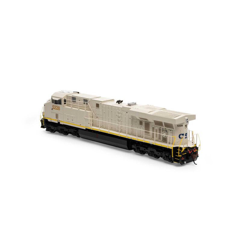 HO ES44DC Locomotive with DCC & Sound, CSX, Primer #5228 Model Train | Athearn