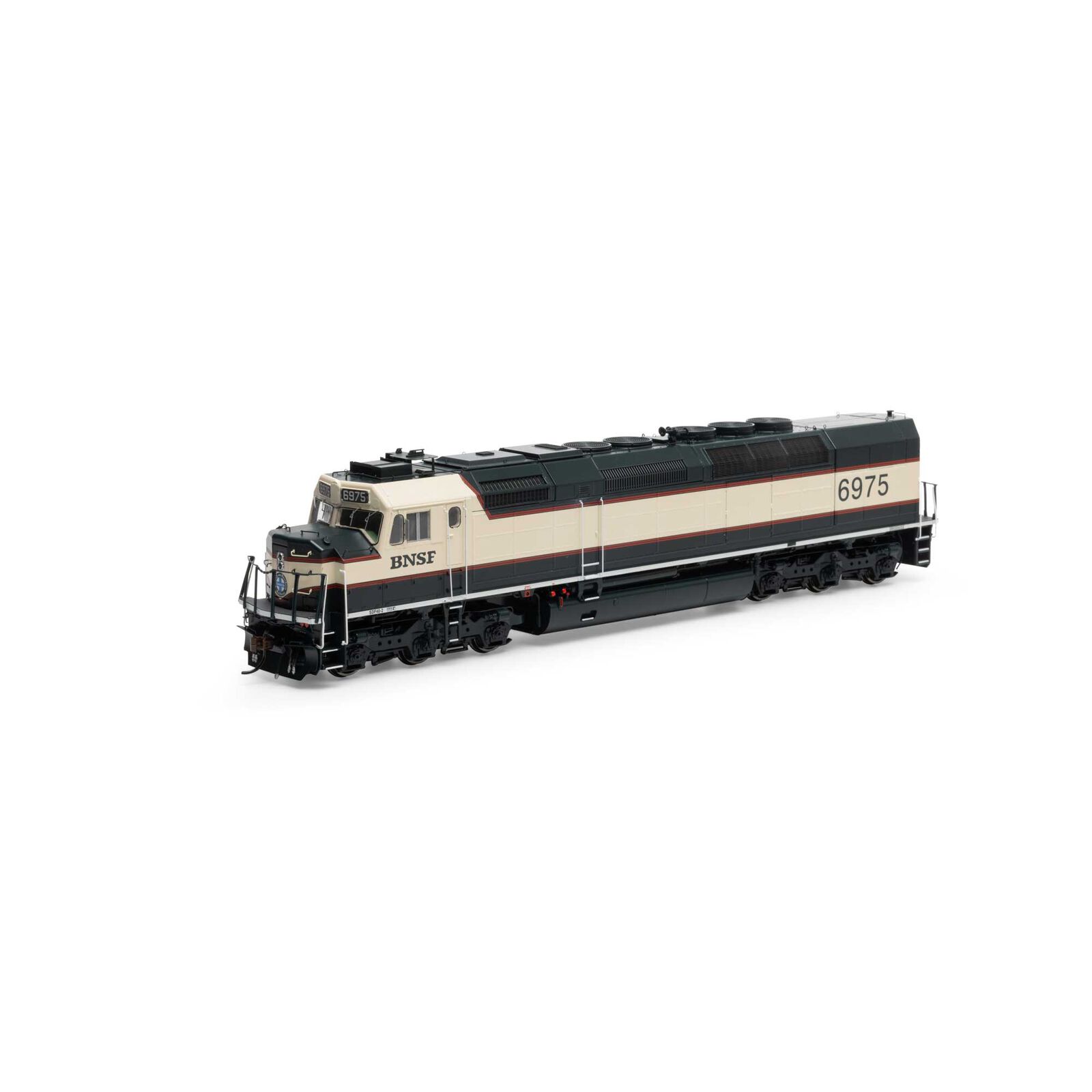 HO SDP40F Locomotive with DCC & Sound, BNSF #6975 Model Train | Athearn