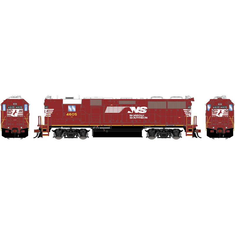 HO GEN GP49 Locomotive, Legendary Liveries NS #4605 Model Train | Athearn