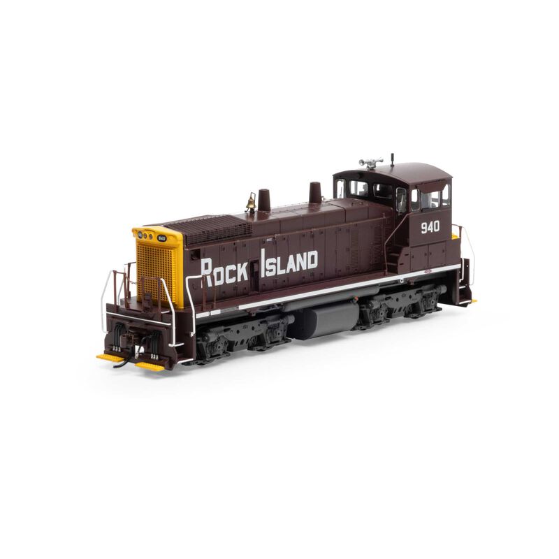 HO SW1500 Locomotive with DCC & Sound, Rock Island #940 Model Train ...