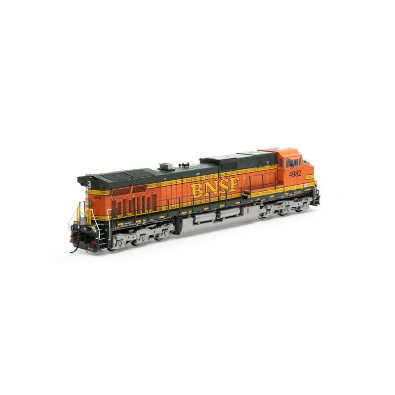 HO Dash 9-44CW Locomotive with DCC & Sound, BNSF #4982 Model Train | Athearn