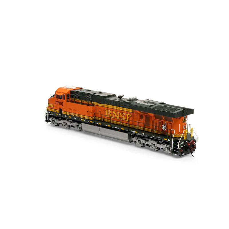 HO ES44DC Locomotive with DCC & Sound, BNSF #7700 Model Train | Athearn | Athearn