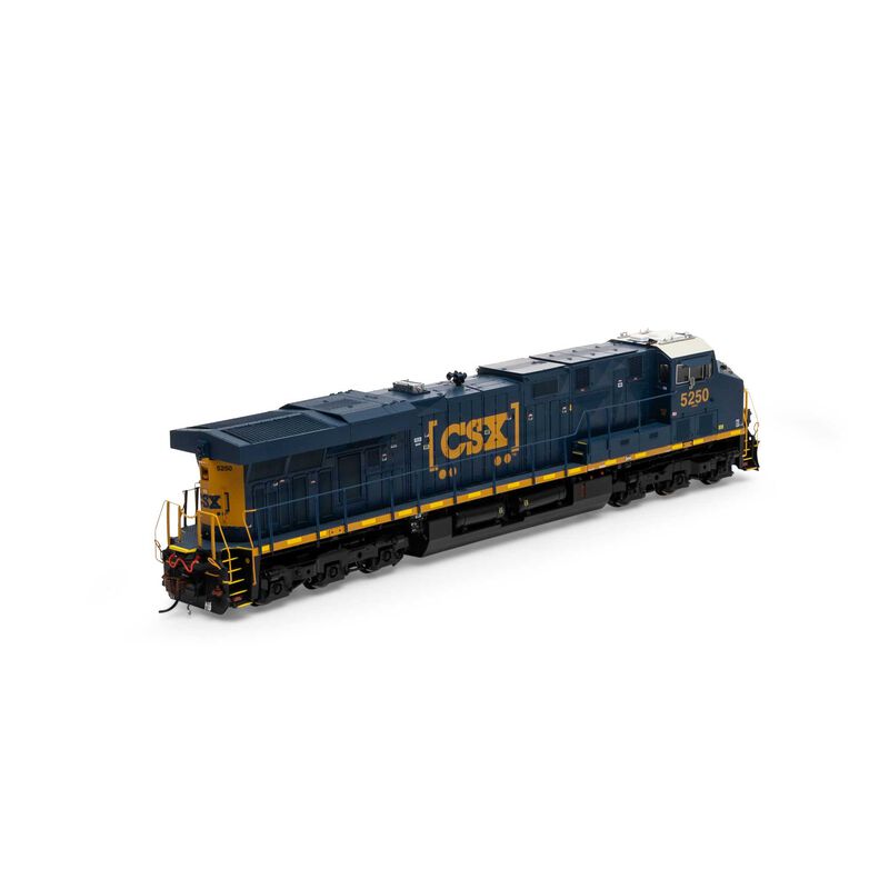 HO ES44DC Locomotive with DCC & Sound, CSX, Boxcar #5250 Model Train ...