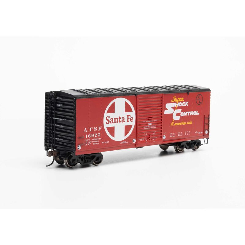 HO 40' Modern Box Car, ATSF #16925 Model Train | Athearn