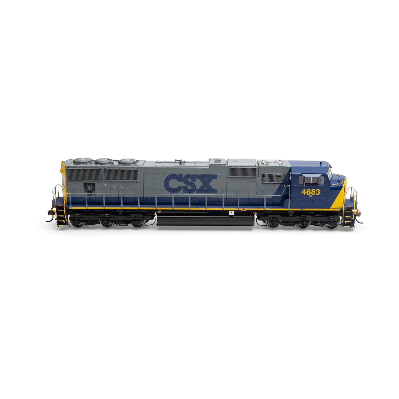 HO SD70M Locomotive with DCC & Sound, CSX / YN2 #4683 Model Train ...