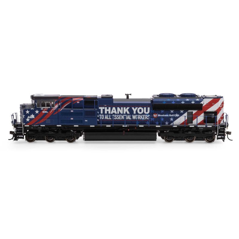 HO G2 SD70ACe with DCC & Snd,MRL/Essential Work #4404 Model Train ...