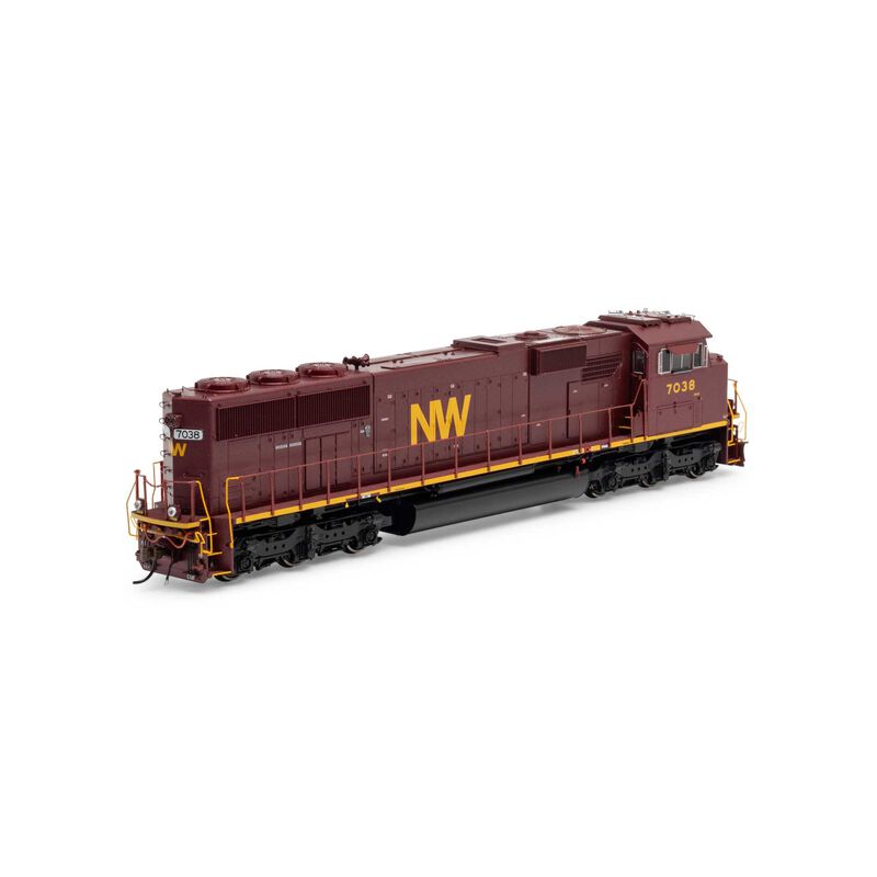 HO SD60E Locomotive with DCC & Sound, NS / NW / Heritage #7038 Model ...