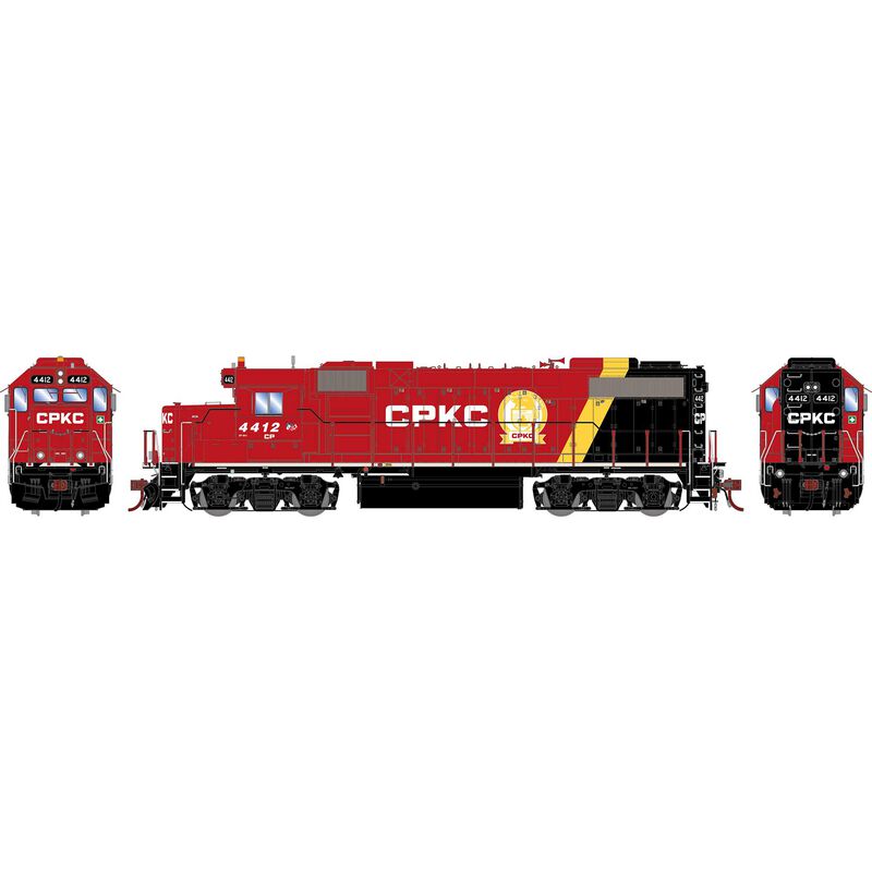HO GEN GP38-2 Locomotive w/DCC & Sound, KCS 'CPKC Beaver Logo' #4412 Model Train | Athearn | Athearn