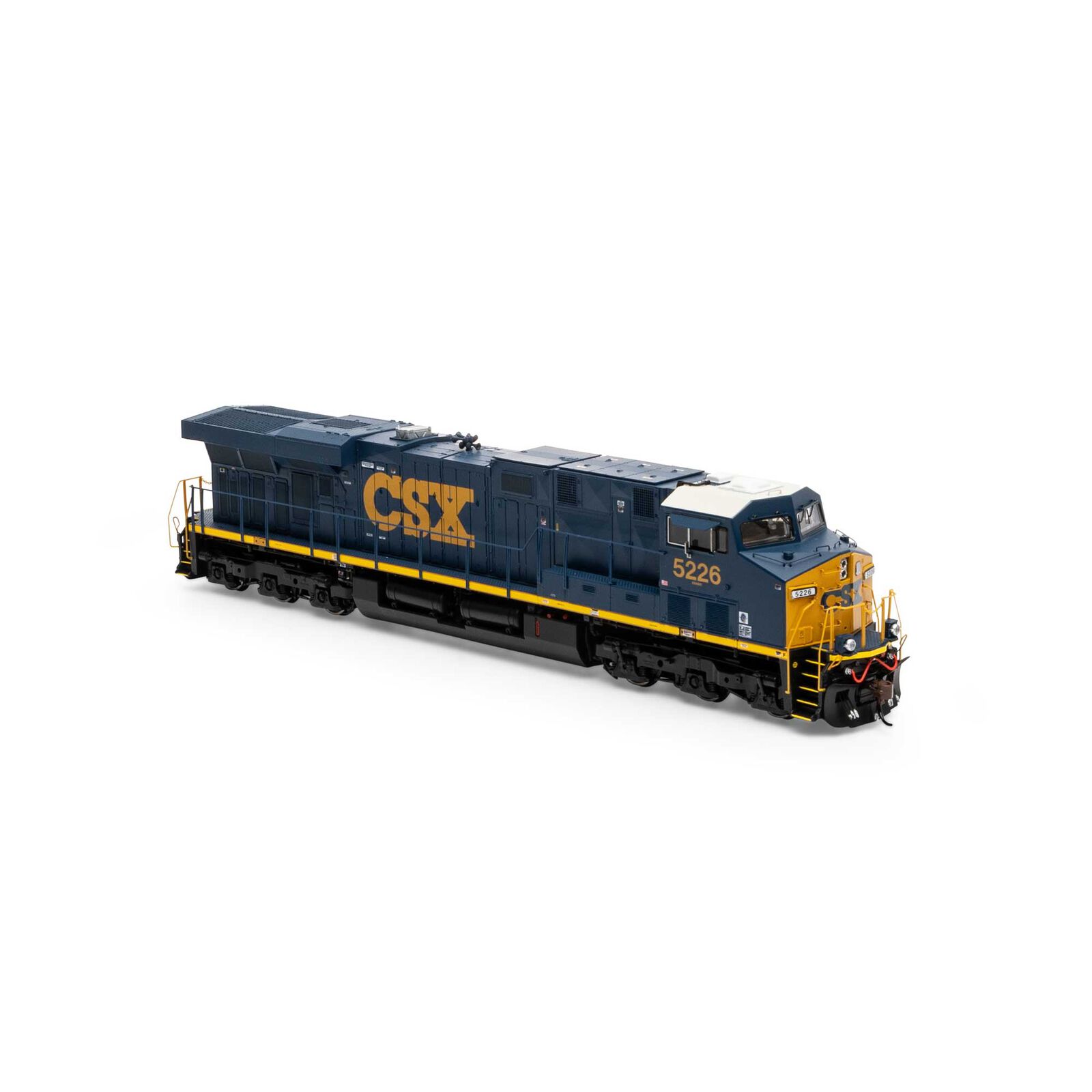 HO ES44DC Locomotive with DCC & Sound, CSX, YN3 #5226 Model Train | Athearn
