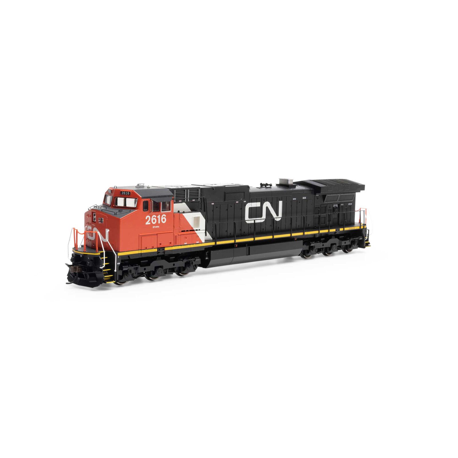 HO Dash 9-44CW Locomotive Sound-Ready, CN #2616 Model Train | Athearn