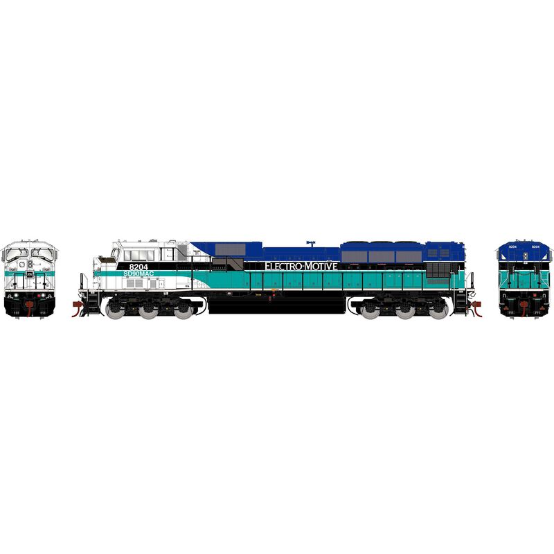 HO G2 SD90MAC-H Phase I with DCC & Sound, EMDX #8204 Model Train ...
