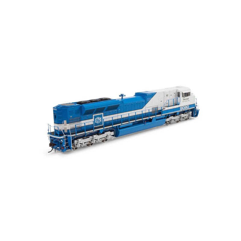 HO EMD SD90MAC-H Ph2 Locomotive, with DCC & Sound, EMDX Legendary Liveries #9600 Model Train ...