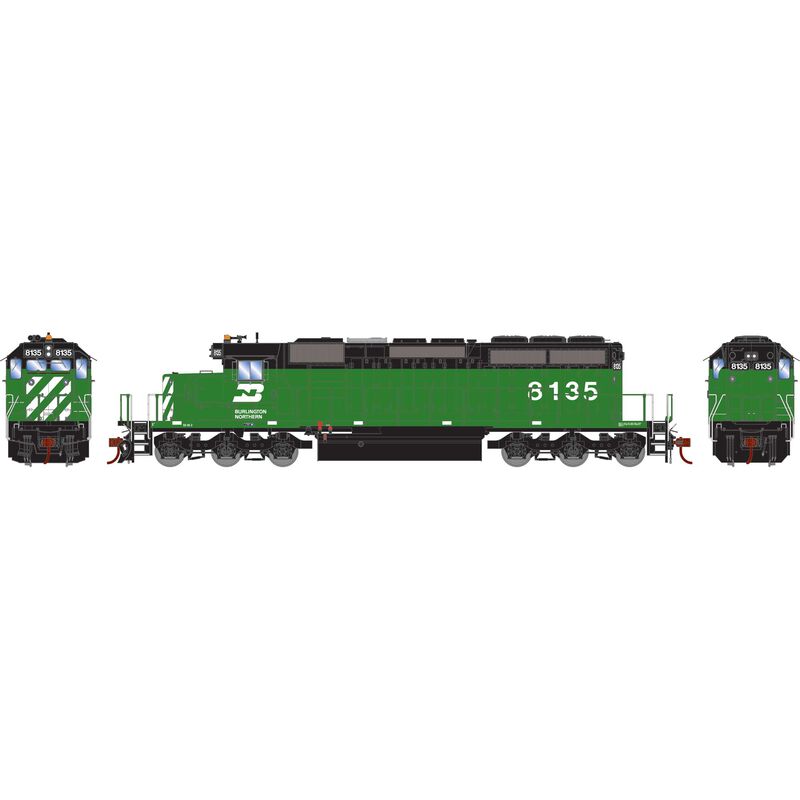 HO EMD SD40-2 Locomotive with DCC & Sound, BN #8135 Model Train | Athearn | Athearn