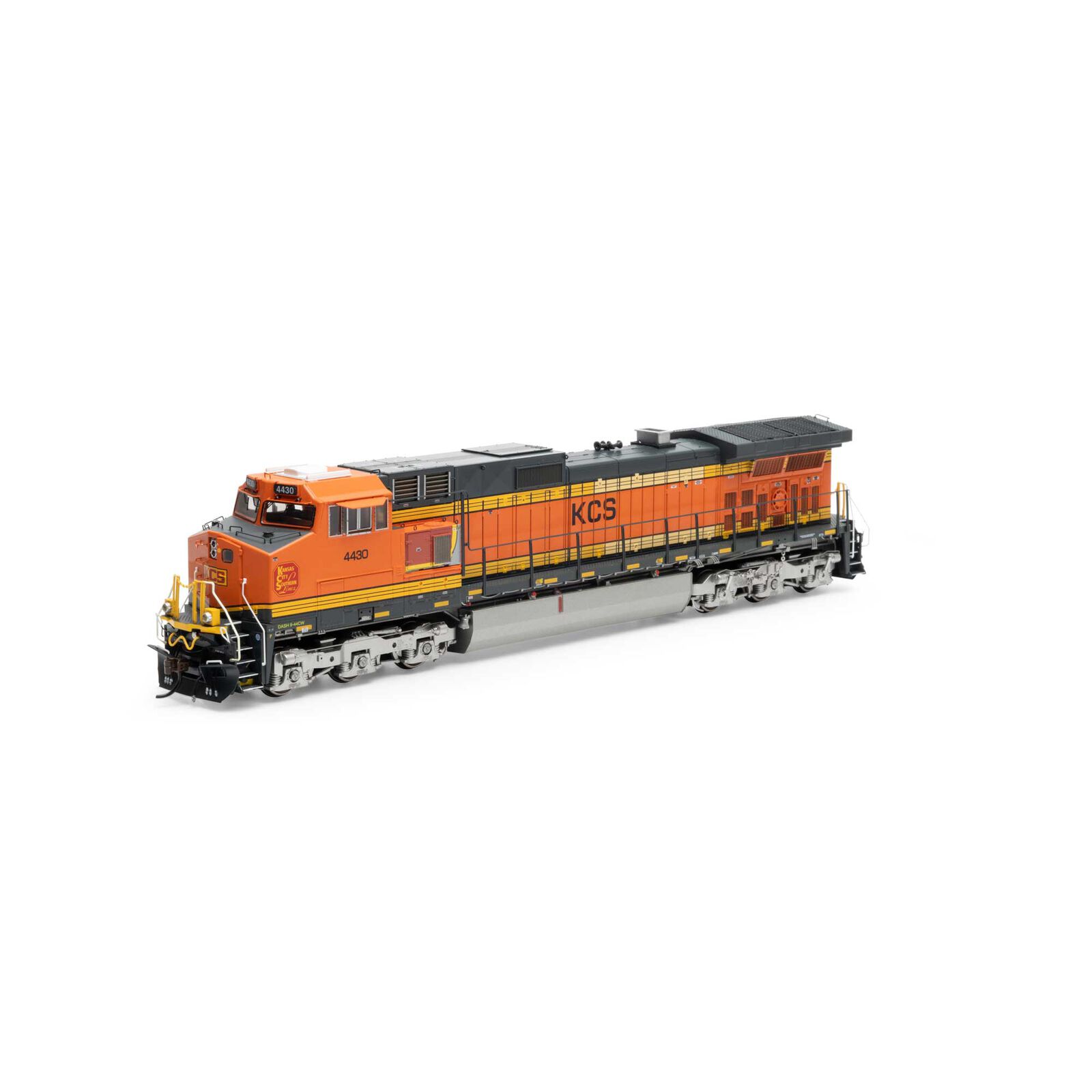 HO Dash 9-44CW Locomotive with DCC & Sound, KCS #4430 Model Train | Athearn