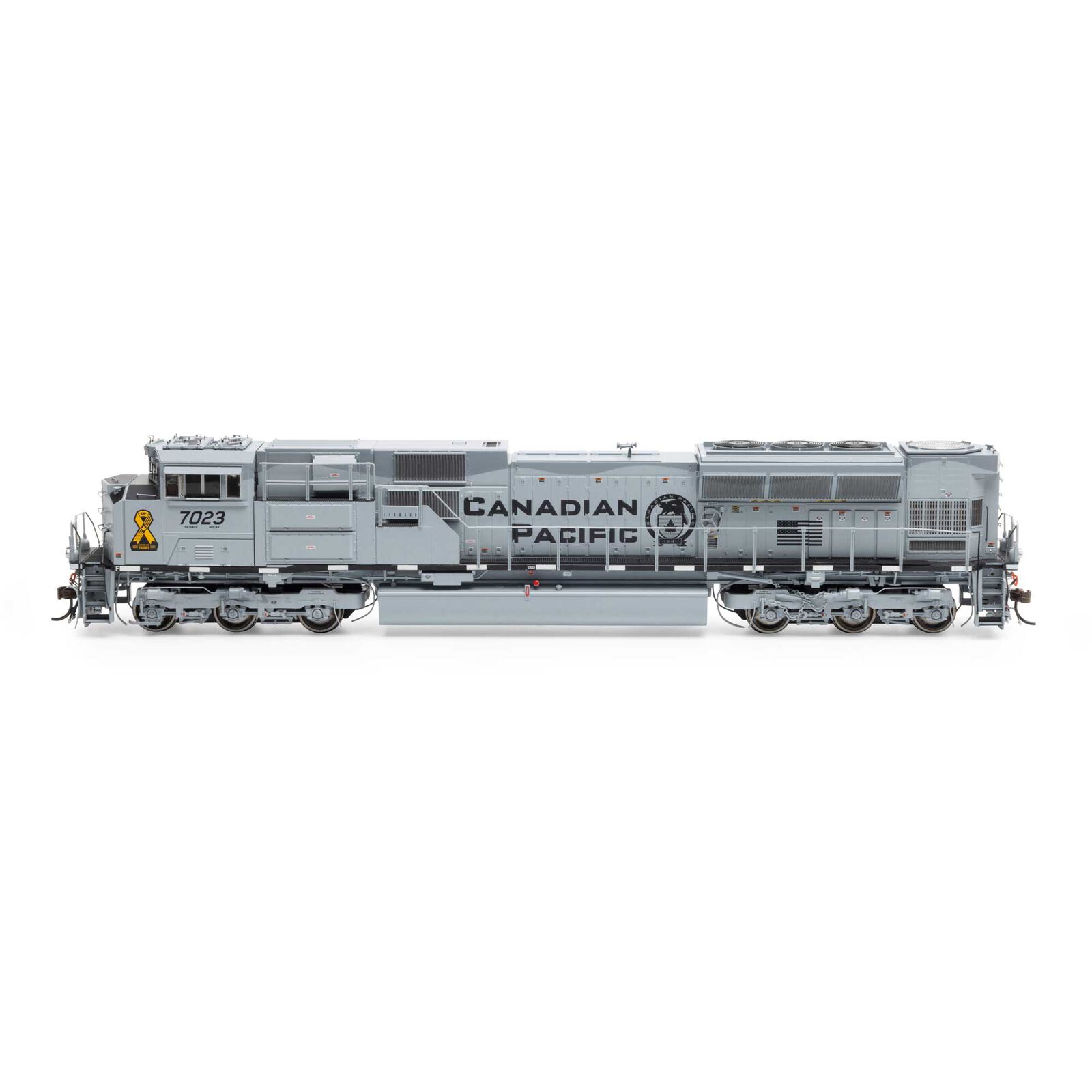 HO EMD SD70ACU Locomotive with DCC & Sound, CPR / Military #7023 Model ...