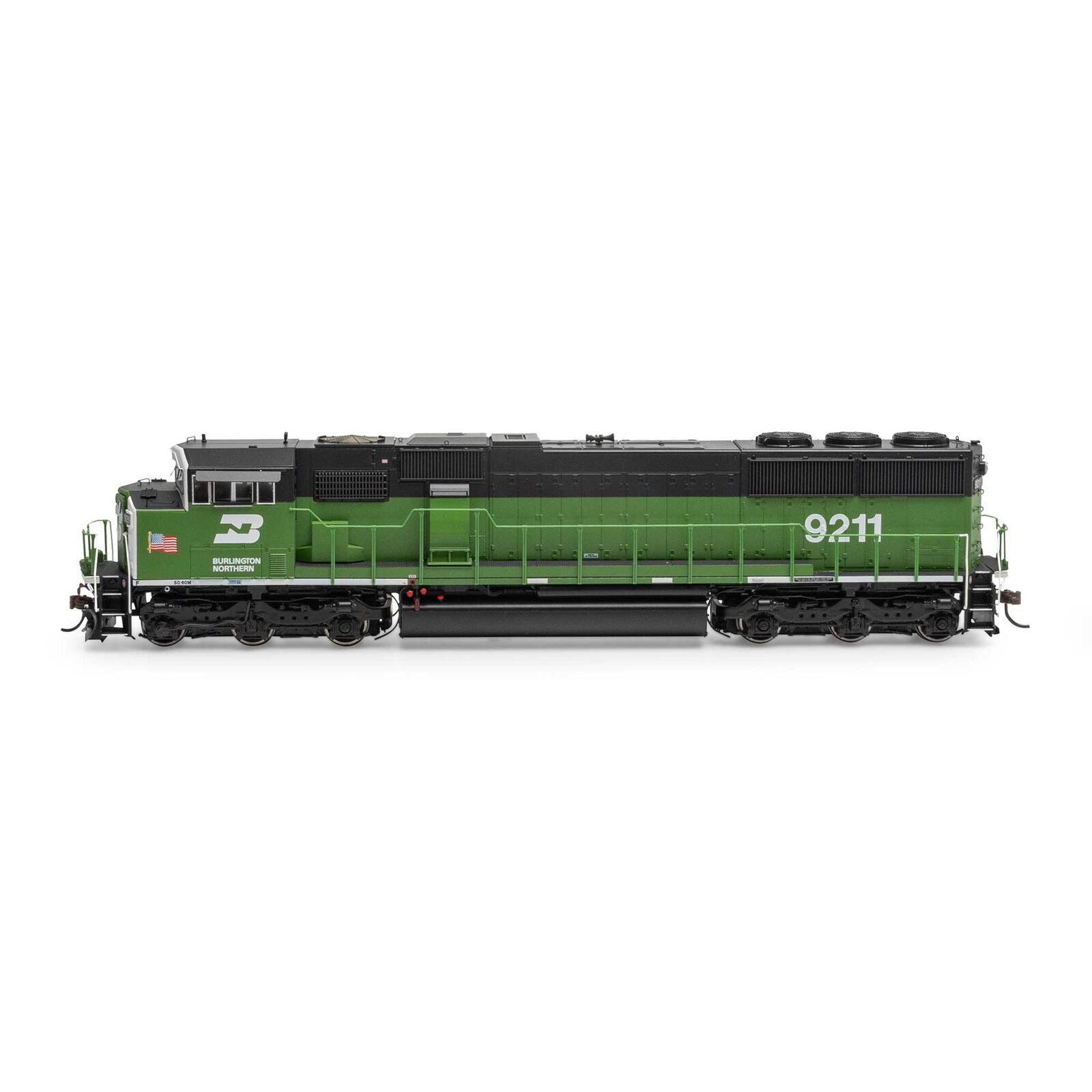 HO SD60M Tri-Clops Locomotive with DCC & Sound, BN #9211 Model Train ...