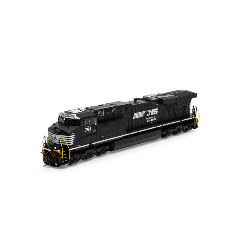 HO ES44DC Locomotive with DCC & Sound, NS #7511 Model Train | Athearn