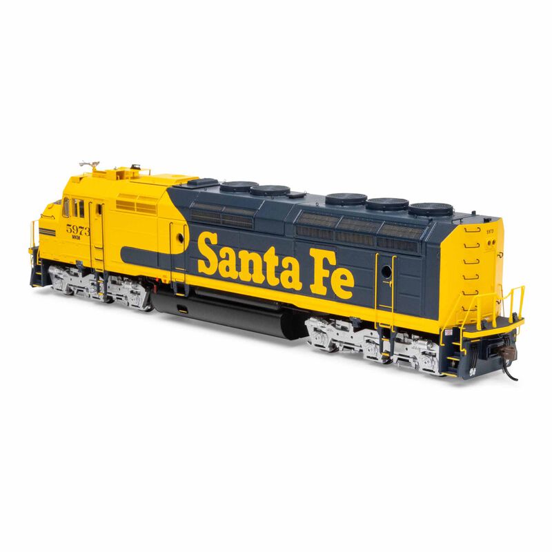 Ho F45u Locomotive Atsf Mkm 5973 Model Train Athearn Athearn