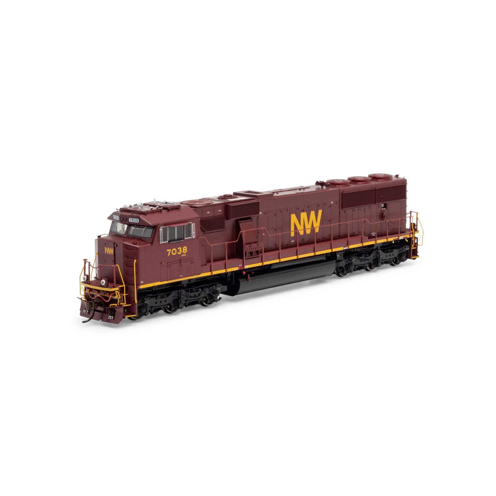 HO SD60E Locomotive with DCC & Sound, NS / NW / Heritage #7038 Model ...