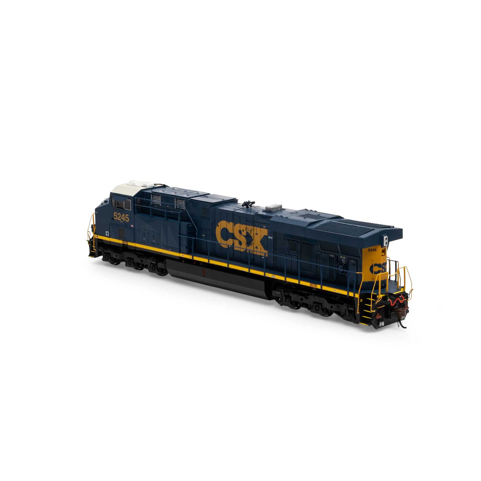 HO ES44DC Locomotive with DCC & Sound, CSX, YN3 #5245 Model Train | Athearn