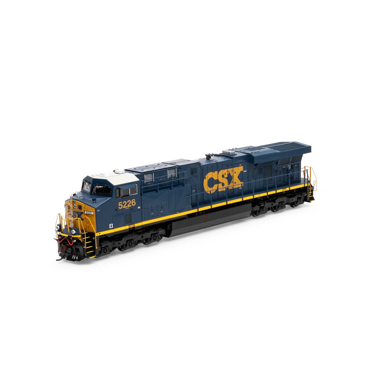 HO ES44DC Locomotive with DCC & Sound, CSX, YN3 #5226 Model Train | Athearn