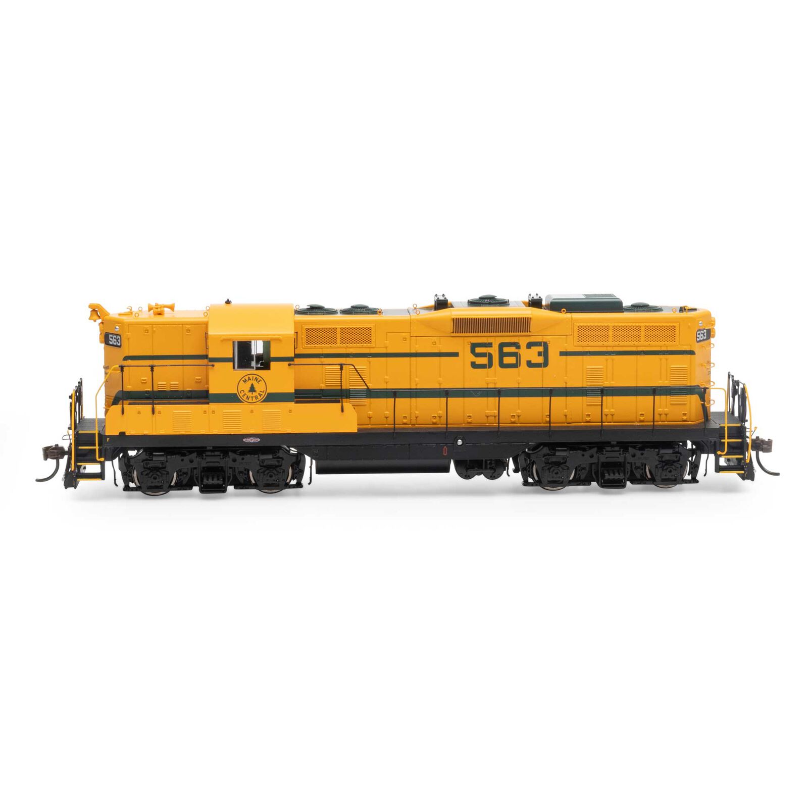 HO GP7 Locomotive, with DCC & Sound, MEC #563 Model Train | Athearn