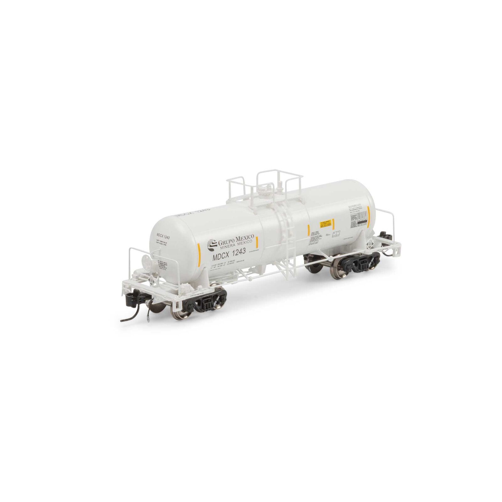 N 13,600-Gallon Acid Tank, MDCX #1243 Model Train | Athearn