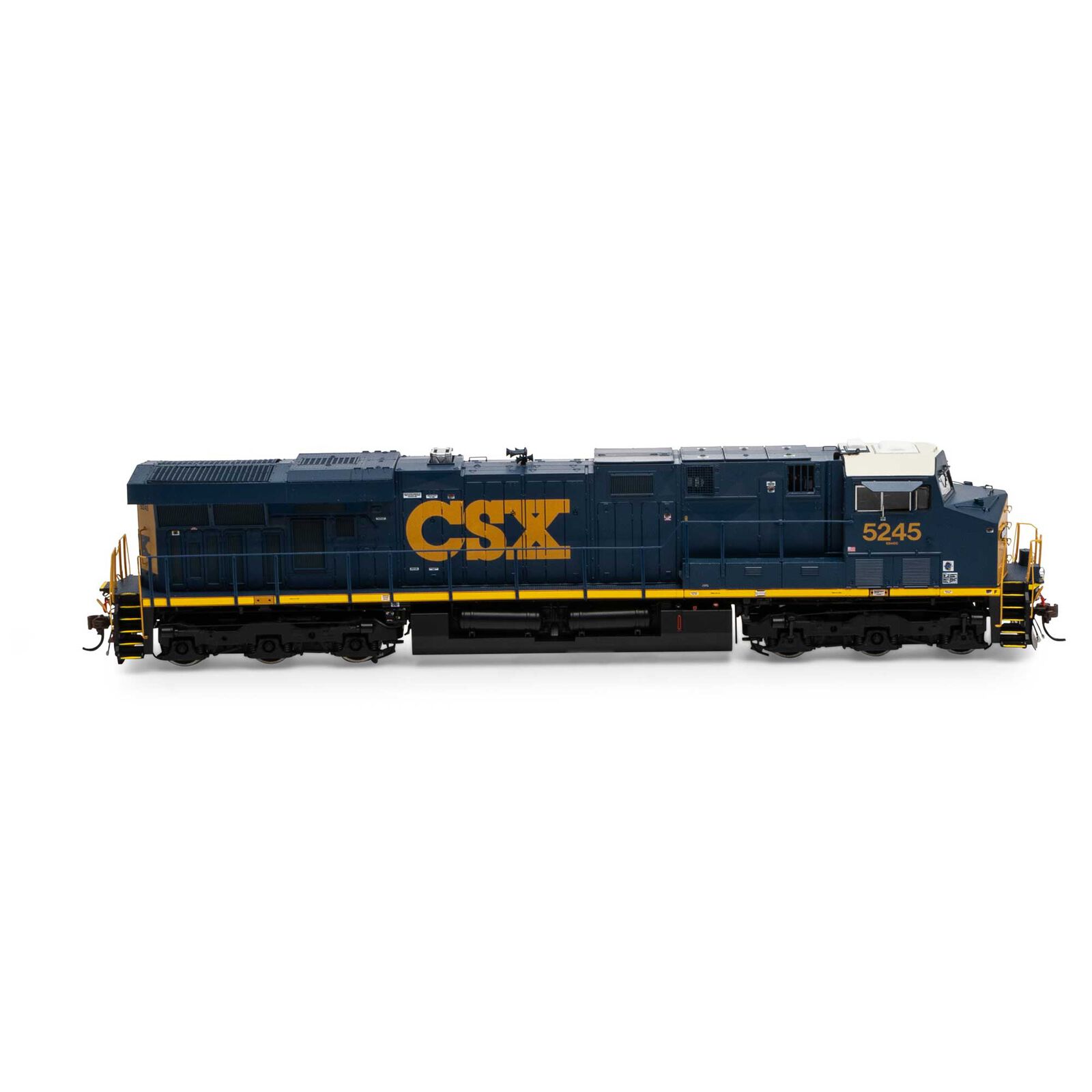 HO ES44DC Locomotive with DCC & Sound, CSX, YN3 #5245 Model Train | Athearn