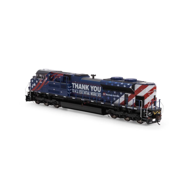 HO G2 SD70ACe with DCC & Snd,MRL/Essential Work #4404 Model Train | Athearn
