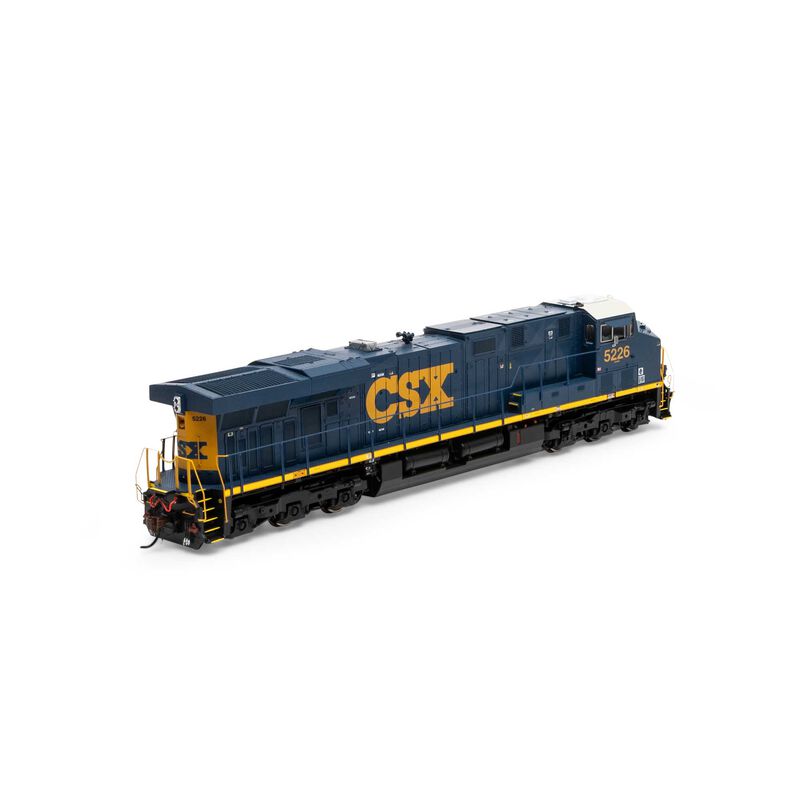 HO ES44DC Locomotive with DCC & Sound, CSX, YN3 #5226 Model Train | Athearn