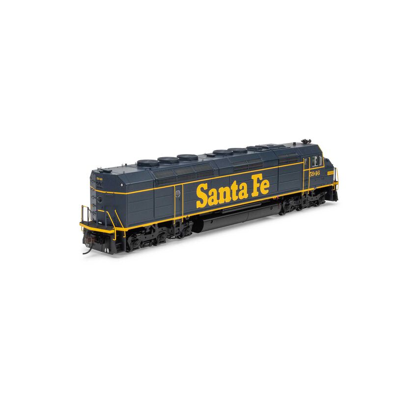 Ho Fp45 Locomotive With Dcc Sound Atsf 5946 Model Train Athearn
