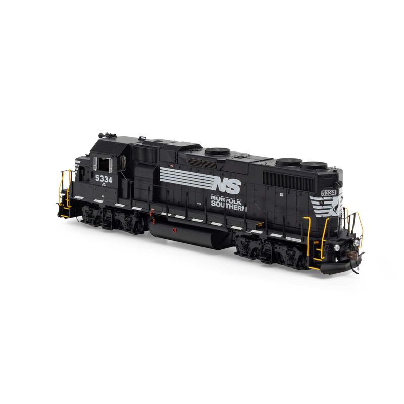 HO GP38-2 Locomotive with DCC & Sound, NS #5334 Model Train | Athearn