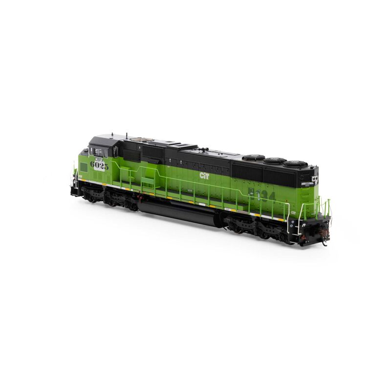HO G2.0 SD60M Tri-Clops with DCC & Sound, Ex-BN CBFX # 6025 Model Train | Athearn